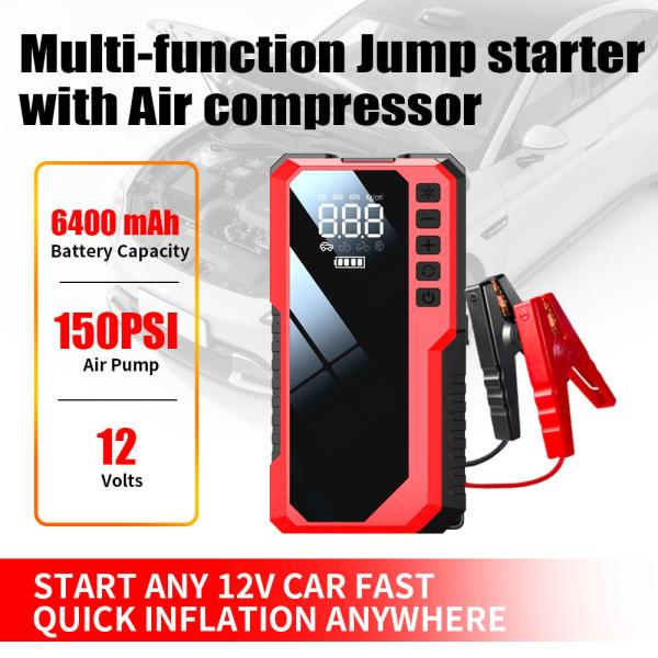 Quality Multi Function Car Jump Starter Pack Portable Emergency Battery Jump Starter for sale