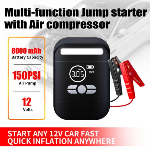 Quality Battery Powered Automobile Jump Starters Portable 8000MAh Car Jump Starter Power for sale
