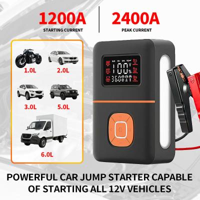 Cina Avviatore di emergenza per auto 2 in 1 con compressore d'aria 8000mAh 12000mAh 16000mAh in vendita