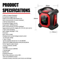 Quality Air Compressor Strong Clip Jump Starter For Cars Trucks Booster 2000A 24 Volt for sale