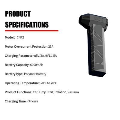 Cina 4 in 1 vuoto SOS leggera auto salto di avvio pompa gonfiabile portatile ricaricabile per emergenza auto in vendita