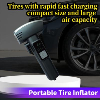 China Rechargeable 150 PSI Tire Inflator with Digital Display - Portable Air Compressor for Cars and Bikes for sale