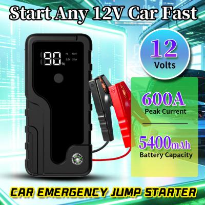 China 6400mAh Smart Digital Car Emergency Jump Starter with Air Compressor for sale