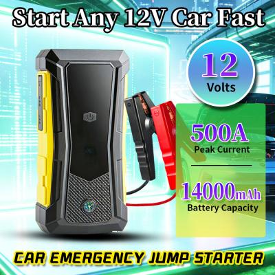 China 1200A Peak Current Emergency Jump Starter with 12000mAh Battery Capacity and Built-in Air Compressor for sale