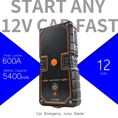 China Compact 12V Jump Starter with 600A Peak Current Versatile Battery Options and USB Charging Capability for sale