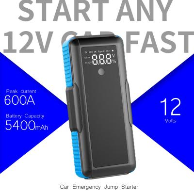 China Portable Car Jump Starter with 800A Peak Current Type-C Fast Charging and 150 PSI Air Compressor for sale