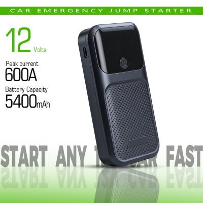 China 1000A Peak Current Jump Starter with 12000mAh Battery Capacity and Compact Design for Emergency Power for sale
