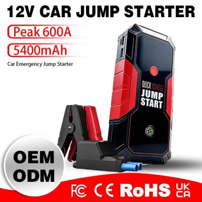 China 600A Car Jump Starter with Wireless Charging & 12V Portable Power Bank for sale