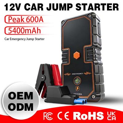 China Rugged 600A Car Jump Starter with 16000mAh Battery & Multi-Function Light for sale