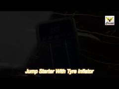 multi-function car jump starter with air compressor, 1000a peak, 140psi air pump, 12000mah portable