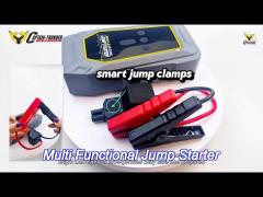 portable 8000mah multi functional jump starter with 150 psi air inflator and 1200a peak current