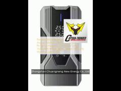 smart digital portable 1000a peak current jump starter and 150 psi max pressure tire inflator
