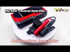 multi function portable battery jump starter 6400mah 8000mah 12v emergency jump starter
