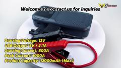 Car Jump Starter 600A Power Bank Fast Charge CY52