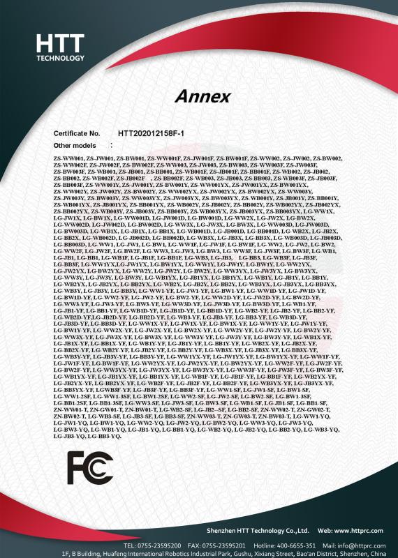 FCC-Annex - Shenzhen Ubero Technology Ltd.
