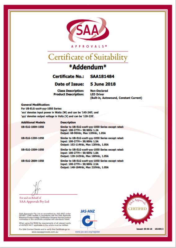 SAA - Shenzhen Ubero Technology Ltd.