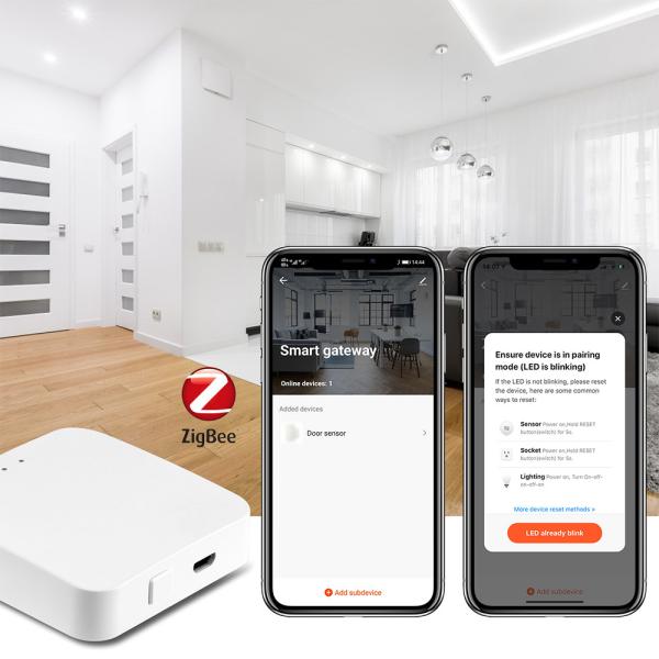 Wired Networking Smart Home Gateway Bluetooth Zigbee 3.0 Tuya Zigbee Gateway