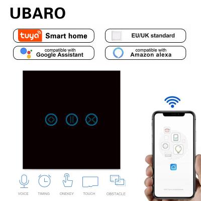 Cina 1800W Tuya Curtain Smart Wi-fi Programmabile Switch Muro Installazione nascosta App Timing remoto Controlli vocali in vendita