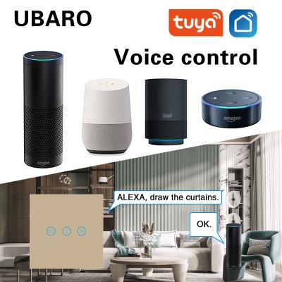 Cina 1800W Tuya Curtain Smart Wi-fi Programmabile Switch Muro Installazione nascosta App Timing remoto Controlli vocali in vendita