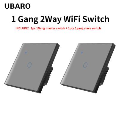 China 1000W Double Light Switch Neutral Wire Control 190g 3 Gang 2 Way Smart Switch Zigbee Smart Home Need Gateway for sale