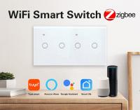 Quality Smart Tuya Zigbee Switch App Remote Control 4 Gang Support Google Assistant for sale