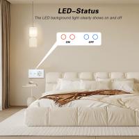 China Switch And Socket With Tempered Glass Panel And Indicator Type 146 2 Gangs for sale