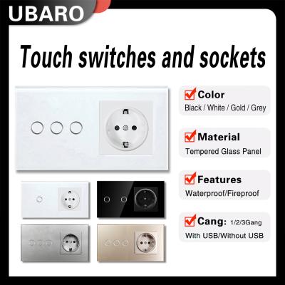 Cina 3500W Power Switch montato sul muro con controllo della luce 3 Gang e indicatore blu in vendita