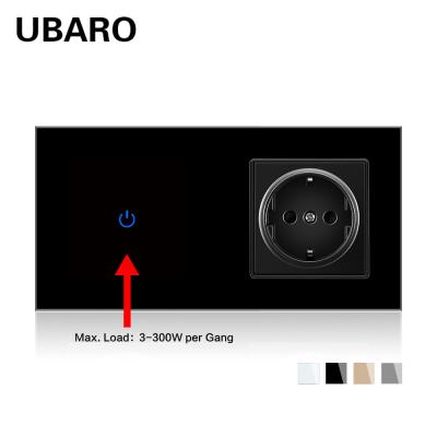 Cina 1 Gang Switch 1 Gang Socket Switch in plastica e socket con controllo a filo singolo in vendita