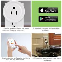 China Power Strip WIFI Smart Socket US Timer Function Smart Electric Plug Wifi for sale