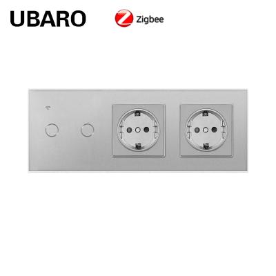 Cina 228 X 86 X 35 mm Combo di interruttore di luce e presa CE Viole Control Switch e combinazione di presa in vendita
