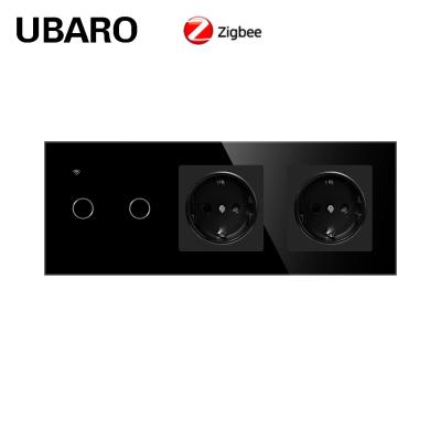 Cina 228 X 86 X 35 mm Combo di interruttore di luce e presa CE Viole Control Switch e combinazione di presa in vendita