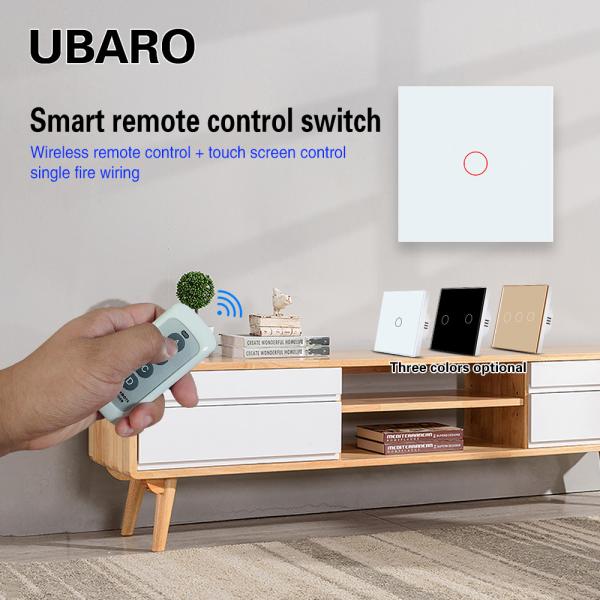 Standard UE 1 pulsante wireless remote switch per frequenza 433,92MHZ e comodità di installazione dei sensori