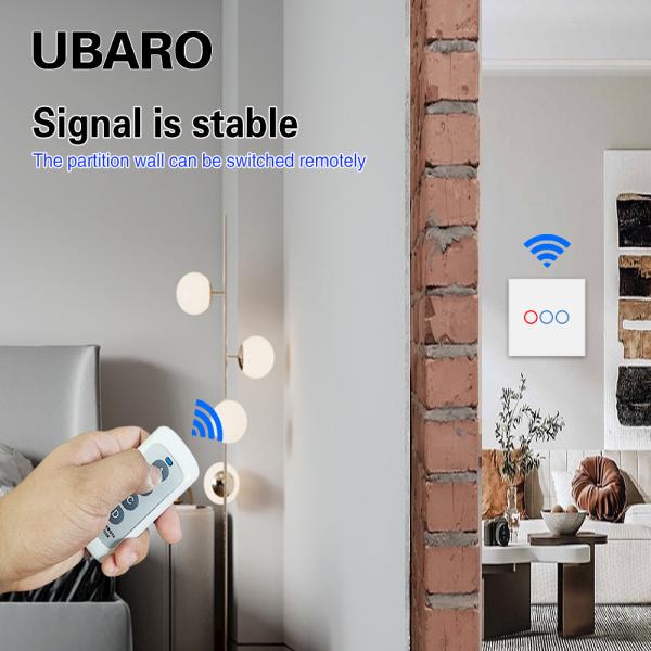 Standard UE 1 pulsante wireless remote switch per frequenza 433,92MHZ e comodità di installazione dei sensori