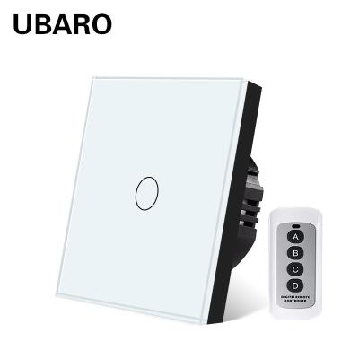 China EU Standard 1 Button Wireless Remote Switch For 433.92MHZ Frequency And Convenient Installation Sensor Switches for sale