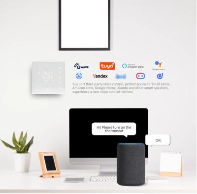 China Tuya WI-FI Smart Gas Boiler 3A Thermostat Temperature Controller Programmable Touch / Mobile APP/ Voice Control Compatible With Alexa/Google Homeor Central Heating With Temperature Calibration for sale
