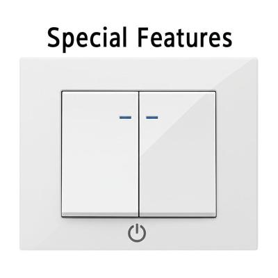 China Special Features Touch-control Switch for 2gang Buttons and Touch Control for sale