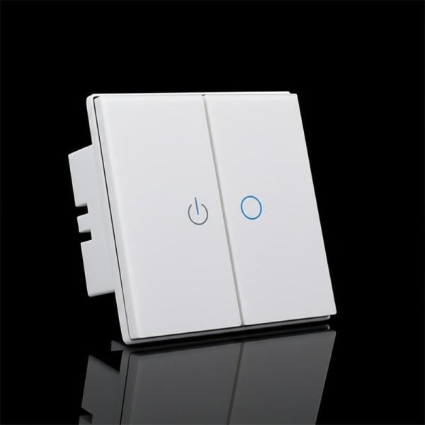 Quality 2gang Capacitive Touch Switch Less Than 5W Power Simple and User-Friendly for sale