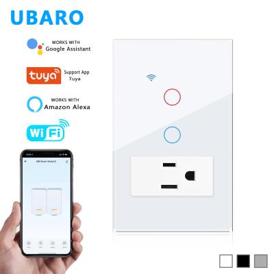 China Smart Switch and Socket with 10A Rated Current Voice Control and Mobile APP Control for Home and Office for sale