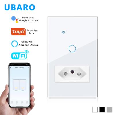 China CE Certified Smart Switch and Socket with WiFi 2.4GHz and Voice Control for Smart Home Integration for sale