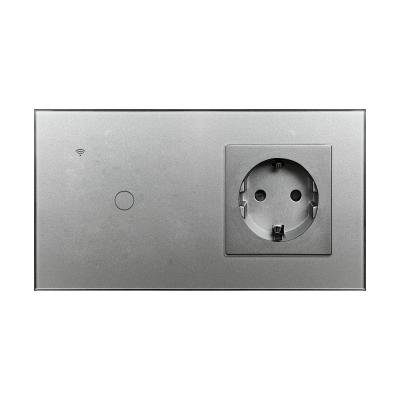 China 10A Rated Current Smart Switch and Socket with PC Plastic Housing and Voice Control for Harsh Environments for sale