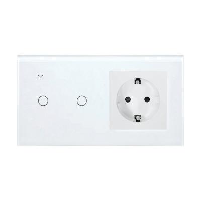 China 157*86*35mm Smart Switch and Socket with Voice Control and Phosphor Bronze Contacts for Enhanced Home Automation for sale