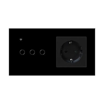 China 157*86*35mm Compact Smart Switch And Socket With Voice Control And Phosphor Bronze Contacts for sale