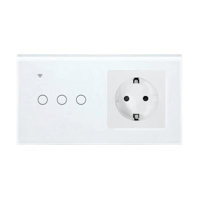 China Smart Switch And Socket Equipped with WiFi Module Voice Control and Safety Features Compatible with Alexa and Google Home for sale
