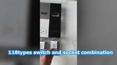 118types switch and socket combination
