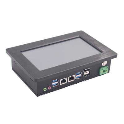 China Aluminum Case Industrial Panel Mounted Touch Screen Pc Fanless Computer for sale