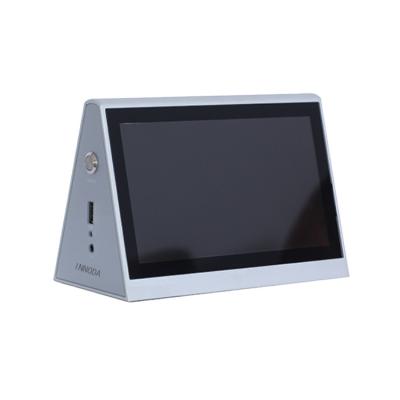 DC12V는 두배로 전자적 이름 카드 7 인치 LCD 디스플레이 화면을 측면을 댔습니다