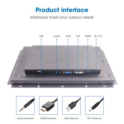 Cina 1280 * 1024 Risoluzione Industrial Touch Monitor 17 pollici Display robusto in vendita