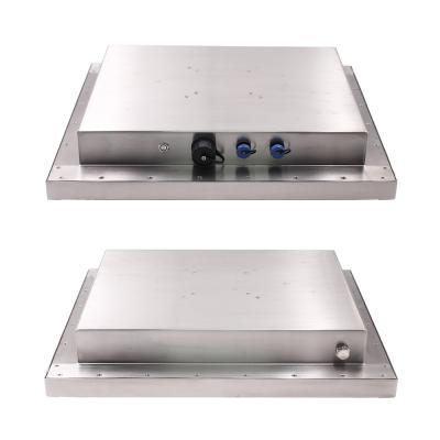 China Silver Industrial Touch Screen Monitor With 1280*1024 Resolution Standard VESA Holes VGA\\DVI\\USB for sale