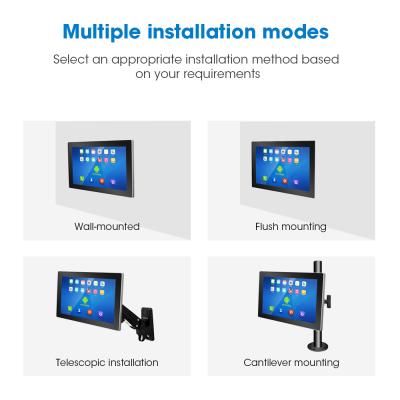 Cina 15.6 pollici robusto Android Touch Panel PC con IP65 Front Bezel e 2G / 4G / 8G DDR3 Memoria in vendita