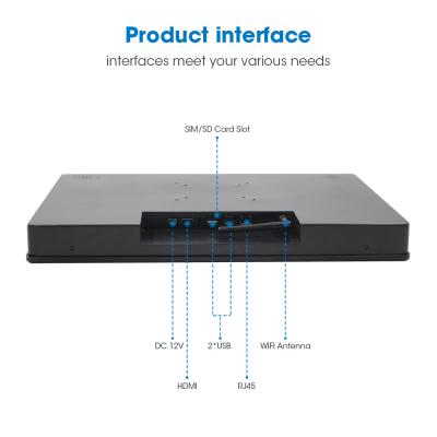 Cina Rugged 15 Inch Android Panel PC w/ VESA Mount 1 X 100M LAN IP65 Certificazione Ethernet in vendita